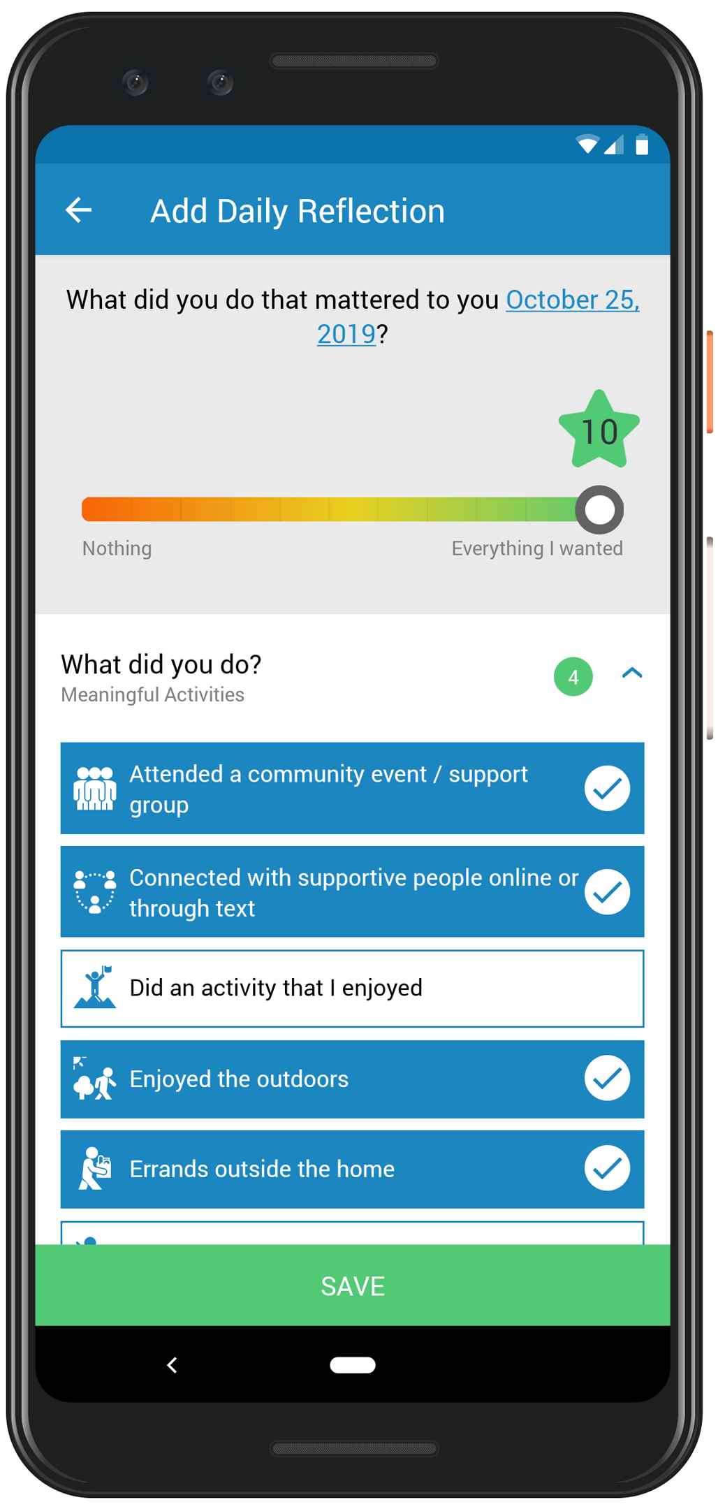 Getting Started | User Guide - Daily Reflection
