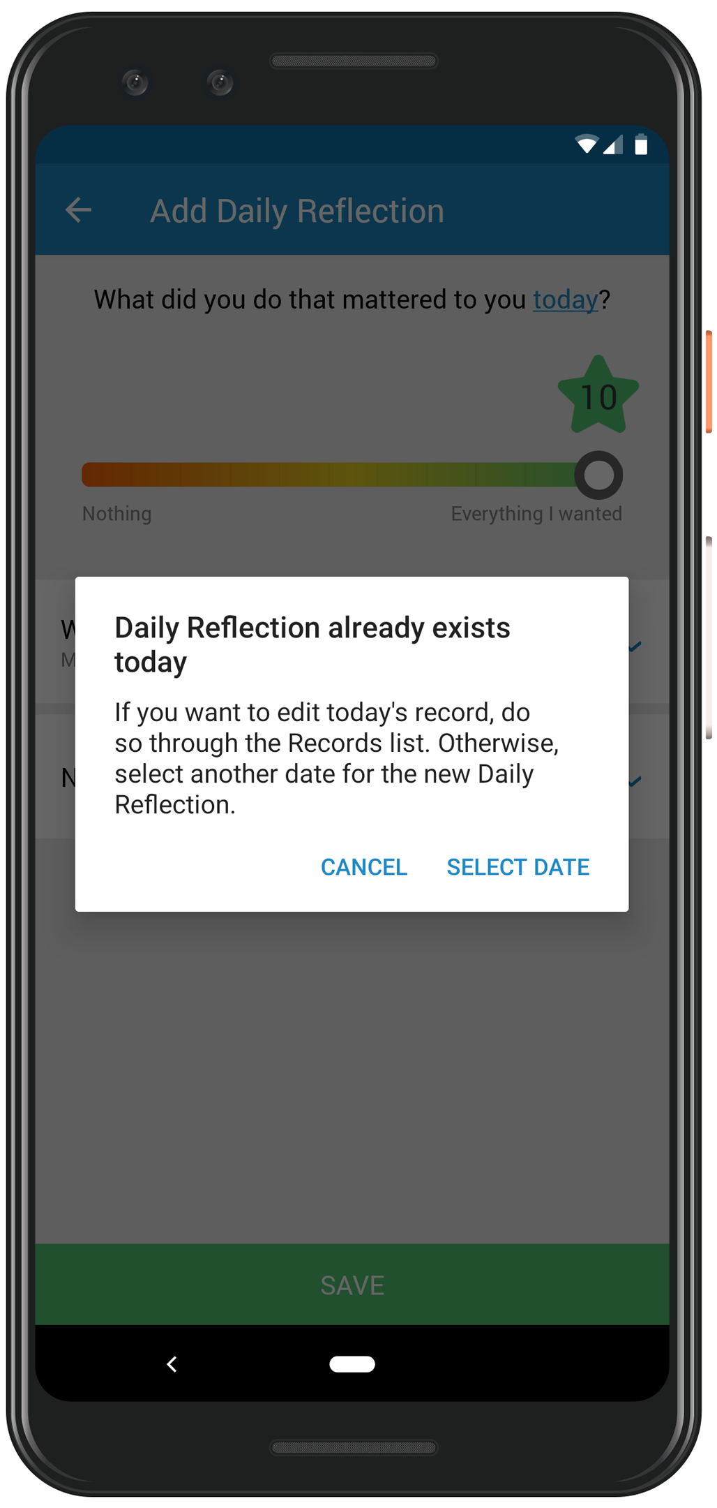 Getting Started | User Guide - Daily Reflection