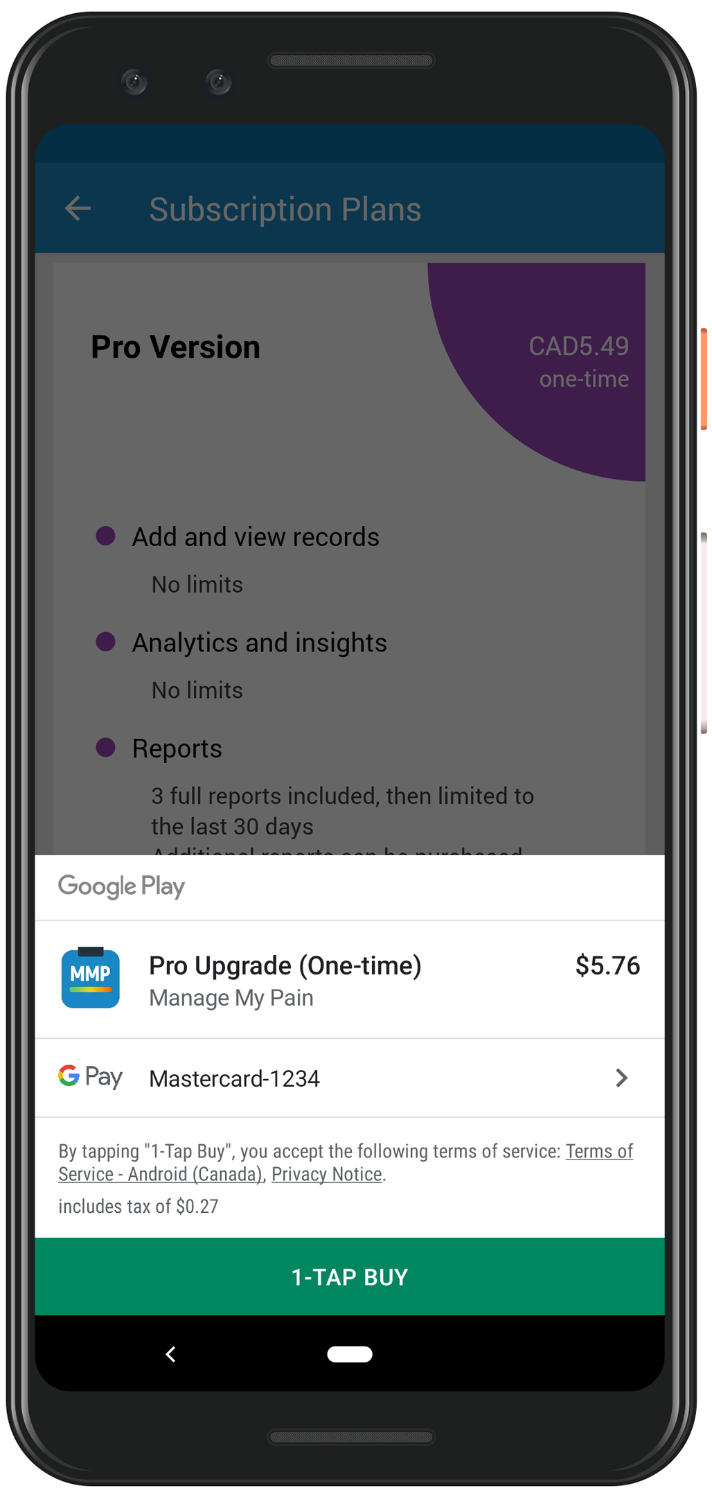 My Profile | User Guide - Subscription Plans and Credits